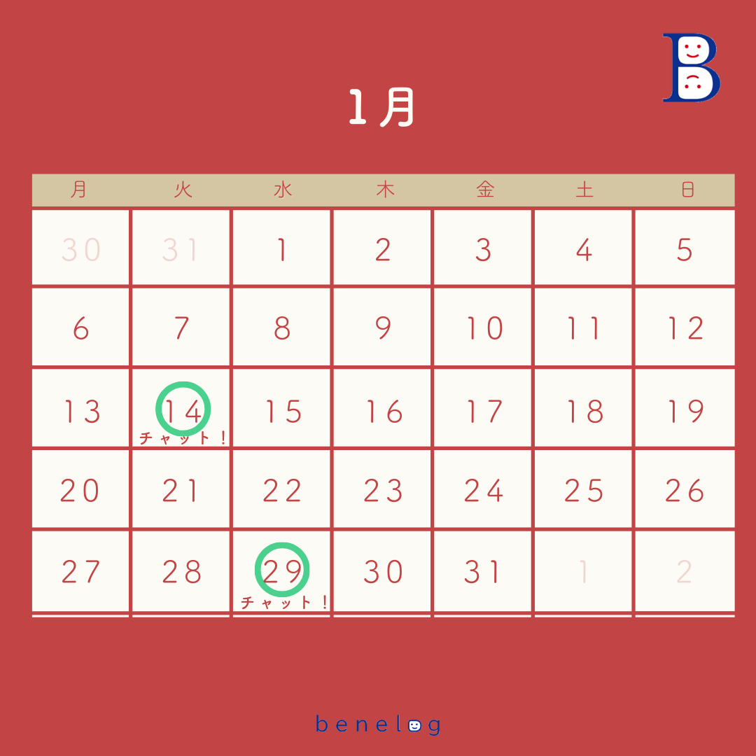 コーチとチャット！2025年1月開催のお知らせ - Benelog Co., Ltd.